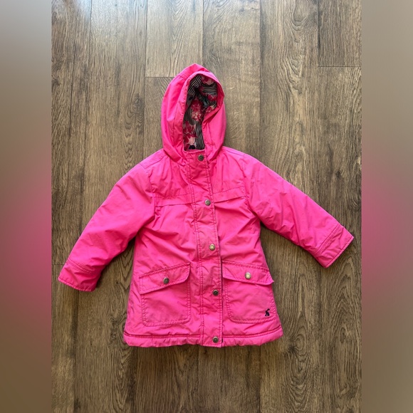 Joules | Jackets & Coats | Pink Joules Winter Jacket Size 3 | Poshmark